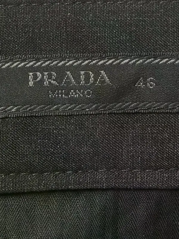 Prada Wool Formal Trousers - Grey