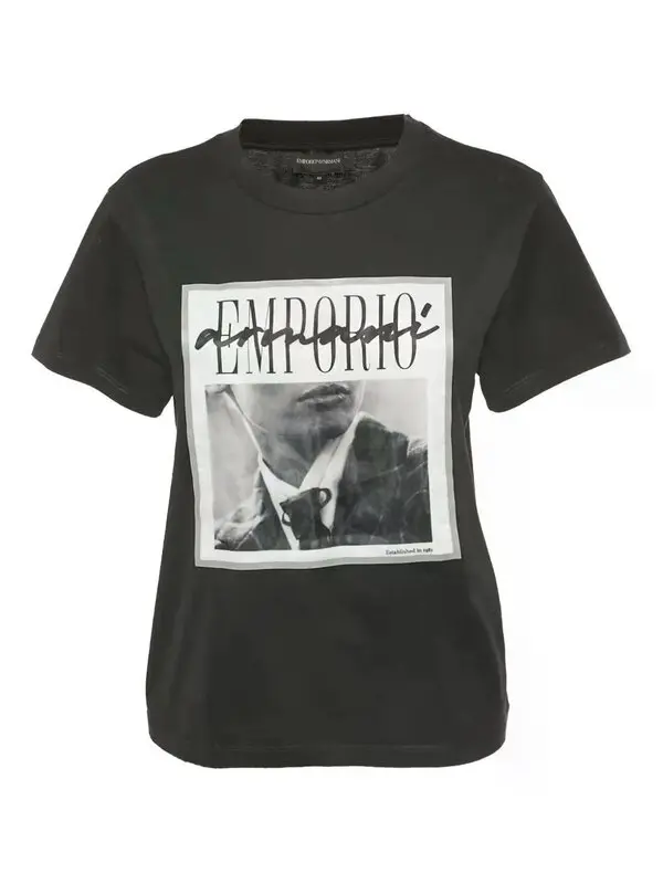 Emporio Armani Crew-neck Printed T-shirt