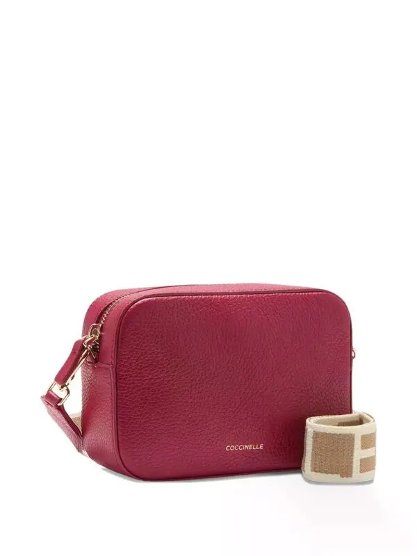 COCCINELLE Tebe Pebbled-leather Crossbody Bag