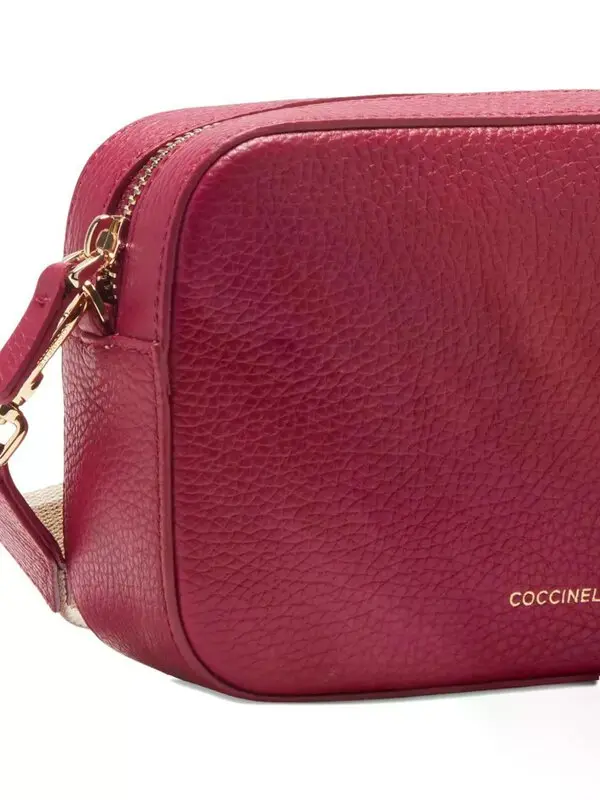 COCCINELLE Tebe Pebbled-leather Crossbody Bag