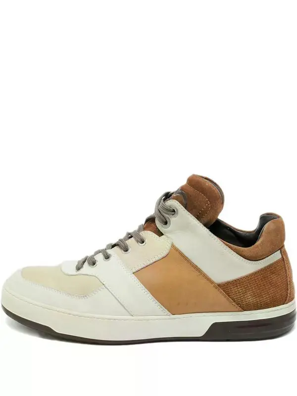 FERRAGAMO Monroe Nubuck Leather Sneakers