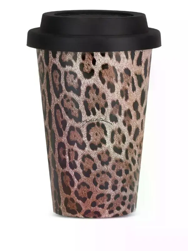 Dolce & Gabbana Leopard-print Ceramic Travel Mug