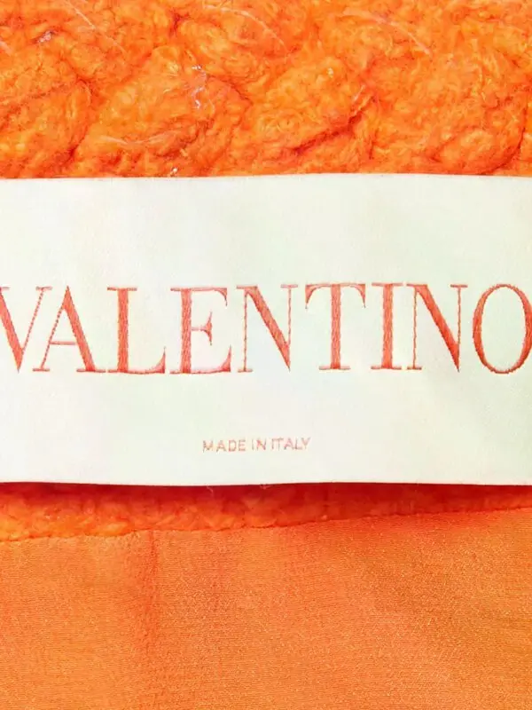 Valentino Garavani Tweed Embellished Jacket And Skirt Set