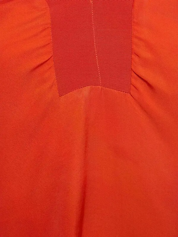 Sandro Ruffled Sleeveless Top - Orange