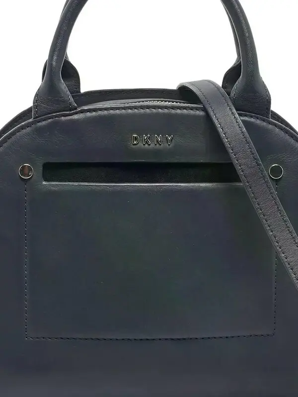 Dkny Leather Logo-detail Tote Bag