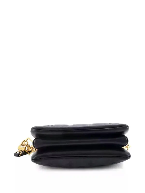 LOUIS VUITTON Coussin Bb Crossbody Bag Monogram Embossed Lambskin - Black