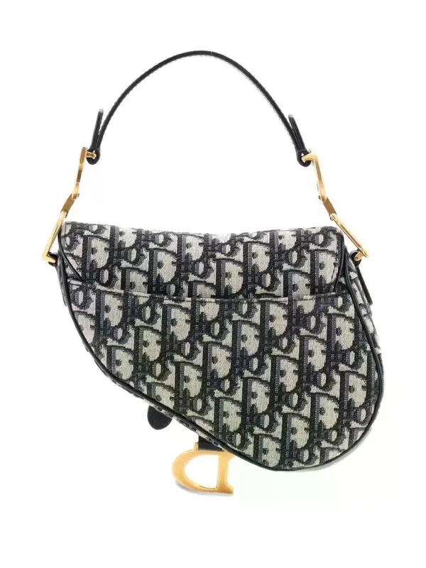 Dior Saddle Handbag Oblique Canvas Mini Shoulder Bag