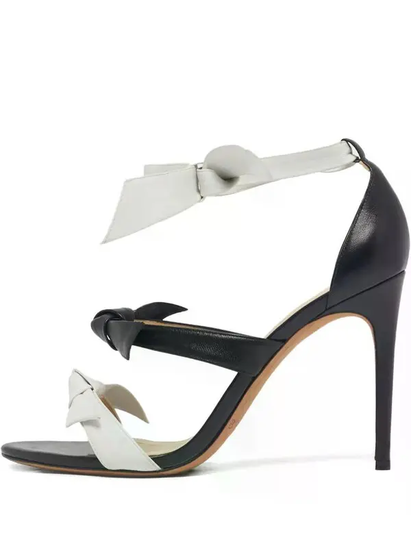 ALEXANDRE BIRMAN Bow-detail Stiletto Sandals - Black