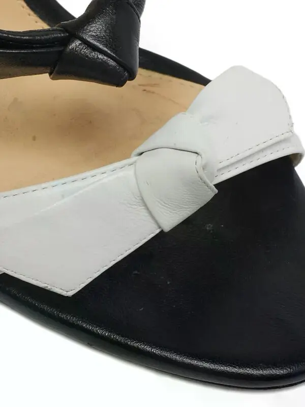 ALEXANDRE BIRMAN Bow-detail Stiletto Sandals - Black