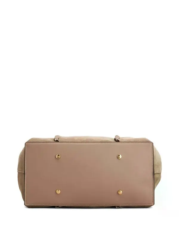 TOD'S Braided Pendant Shopping Tote Bag