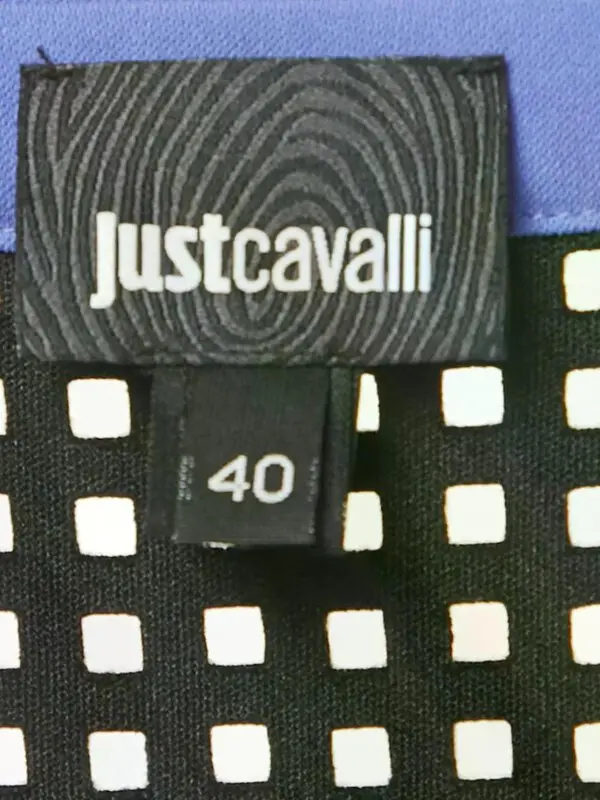 Just Cavalli Perforated-detail Dress