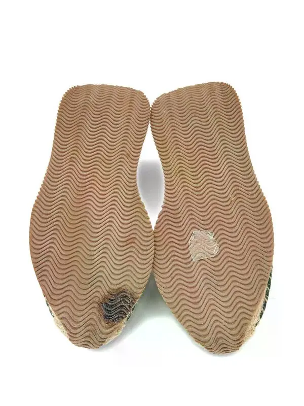 Tory Burch Knit Leather Espadrilles