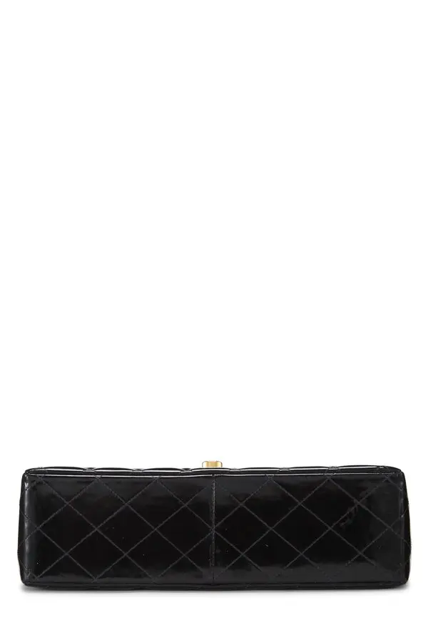 Chanel Quilted Patent Half Flap