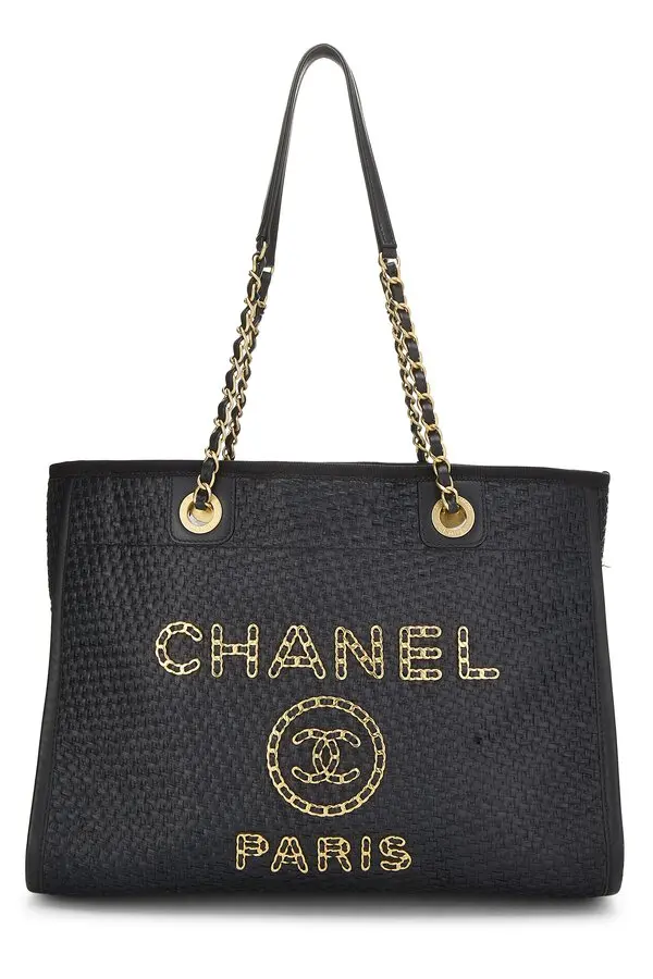 Chanel Woven Raffia Deauville