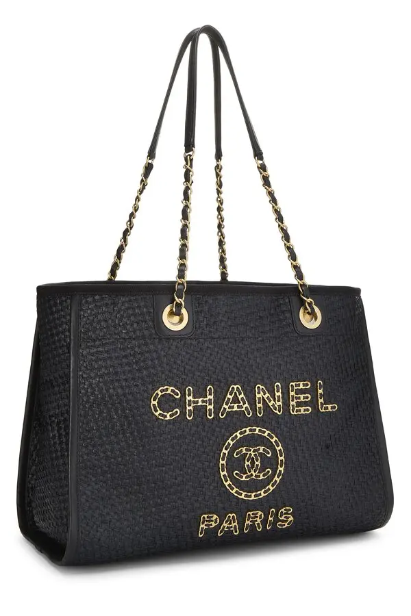 Chanel Woven Raffia Deauville