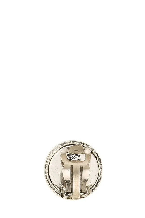 Chanel Button Earrings