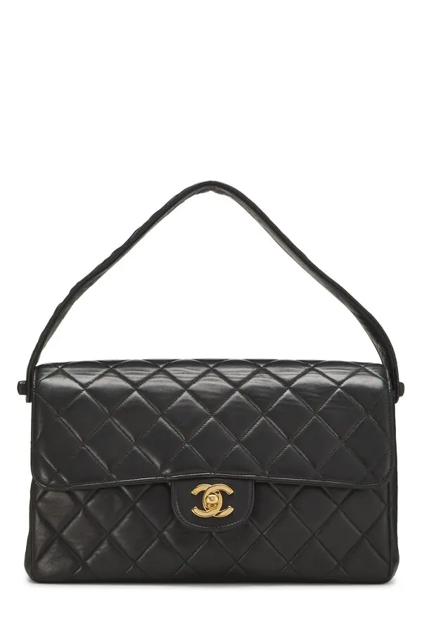 Chanel Quilted Lambskin Double Sided Flap Bag Medium
