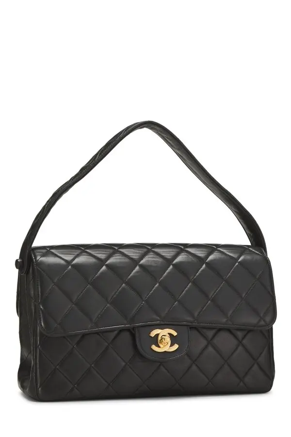 Chanel Quilted Lambskin Double Sided Flap Bag Medium