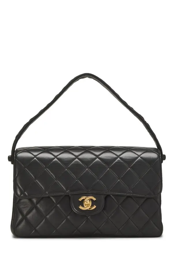 Chanel Quilted Lambskin Double Sided Flap Bag Medium