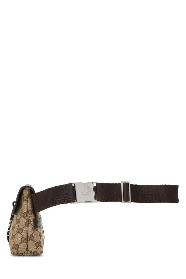 Gucci Original Gg Buckle Flap Belt Bag