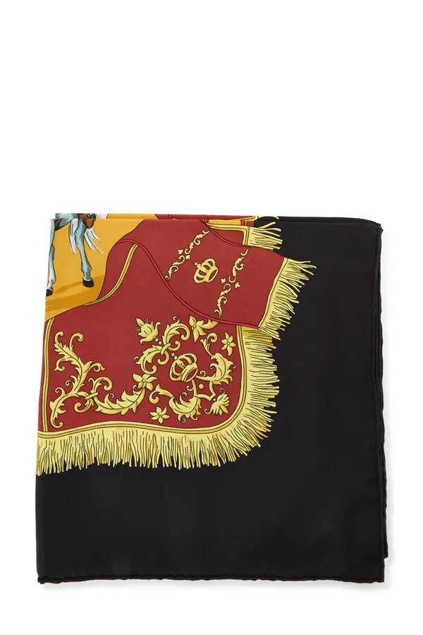 Hermès Multicolor 'real Escuela Andaluza' Silk Scarf 90
