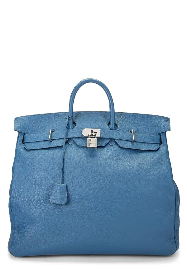 Hermès Togo Hac Birkin 50 - Blue Izmir