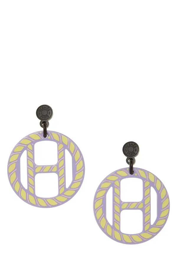 Hermès H Equipe Earrings - Multi