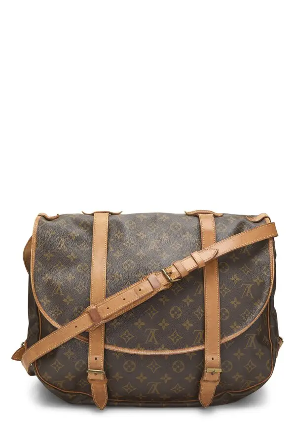 LOUIS VUITTON Monogram Saumur 43