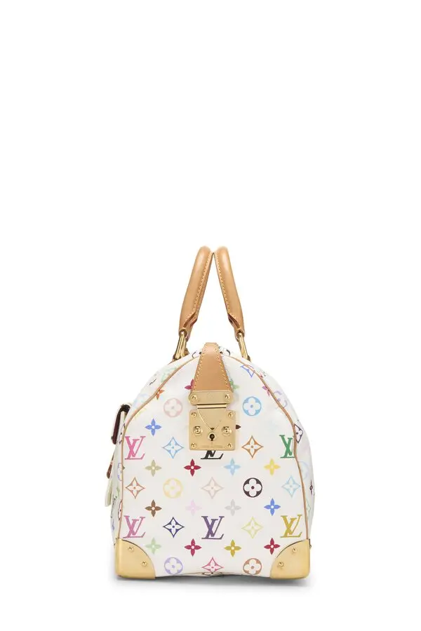 LOUIS VUITTON Takashi Murakami Monogram Multicolore Speedy 40 - White