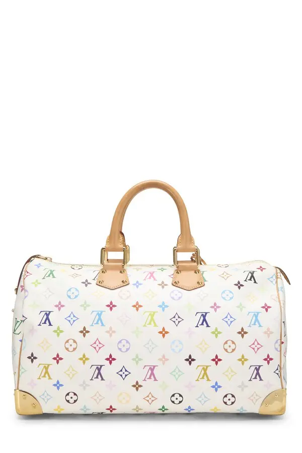 LOUIS VUITTON Takashi Murakami Monogram Multicolore Speedy 40 - White