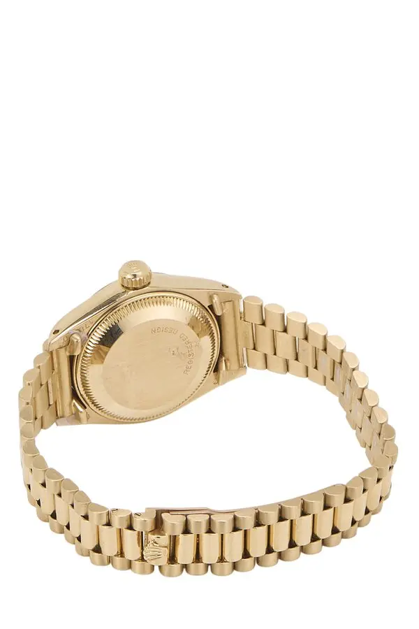 Rolex 69178 Yellow Gold Roman Dial President - Blue