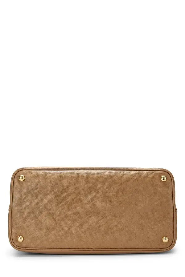 Prada Saffiano Double Bag - Beige