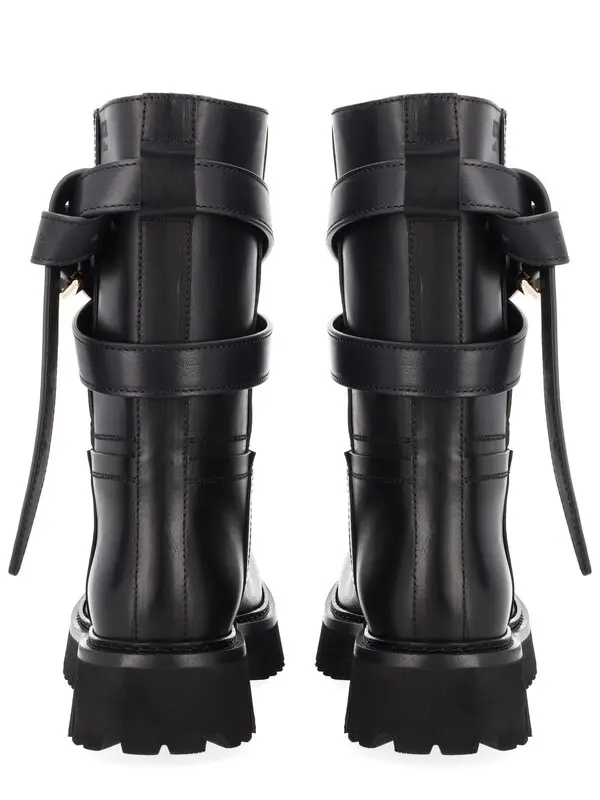 Moschino Tie-me Boots - Black