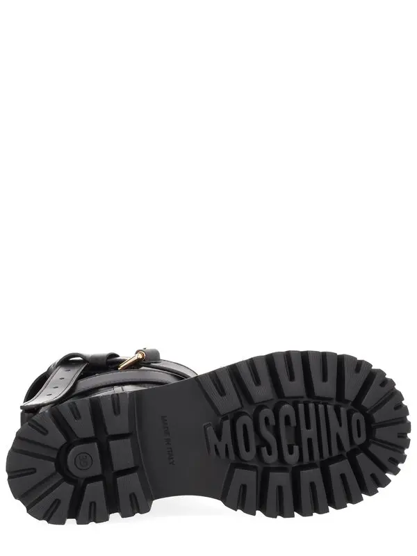 Moschino Tie-me Boots - Black