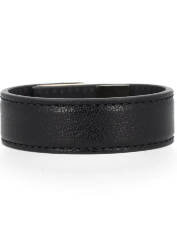 TOM FORD Leather Bracelet - Black