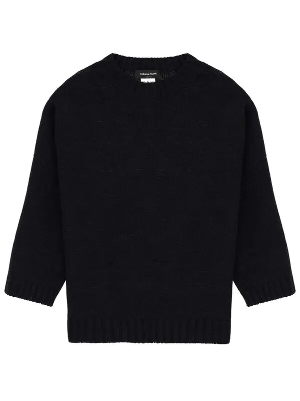 Fabiana Filippi Wool Jersey Knit Top