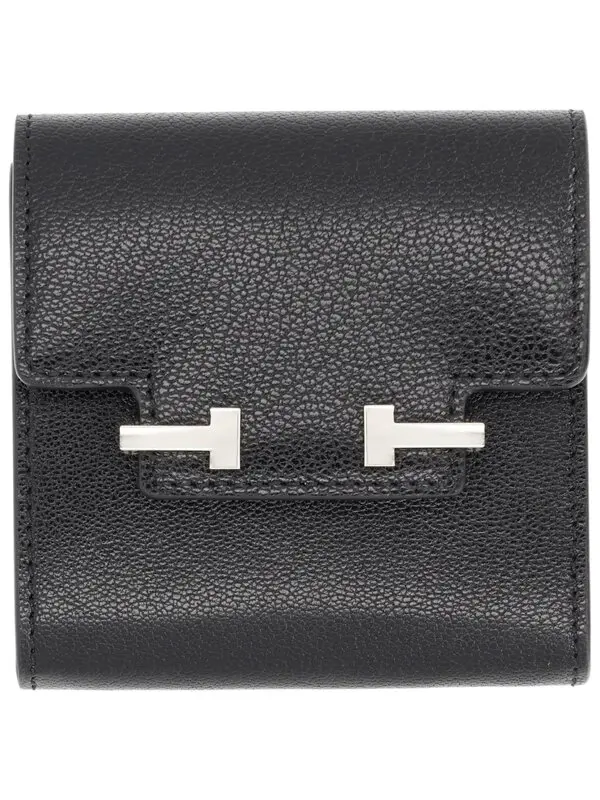 TOM FORD Leather Card Holder - Black