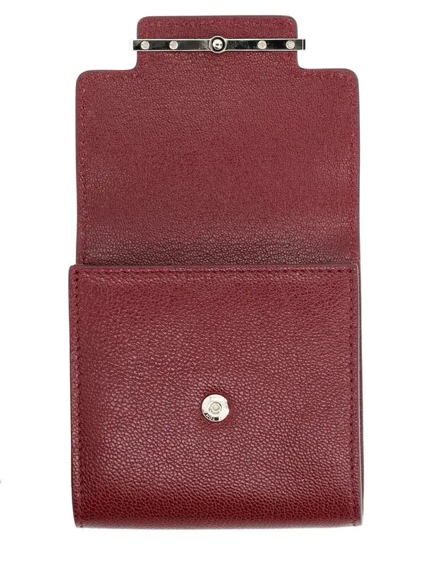 TOM FORD Leather Card Holder - Red