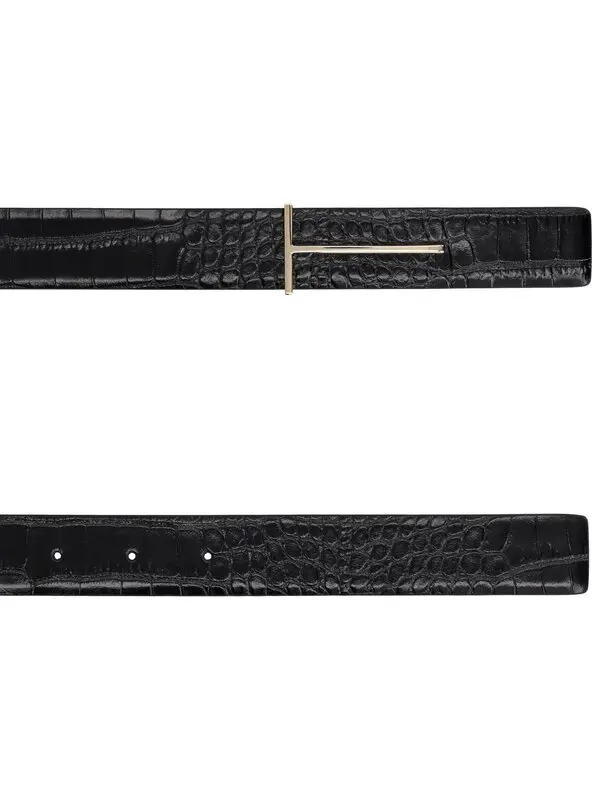 TOM FORD Belt With Buckle - Black