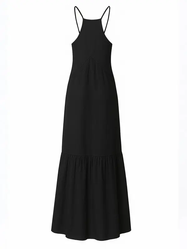 Marant Etoile Vasna Maxi Dress - Black | Editorialist