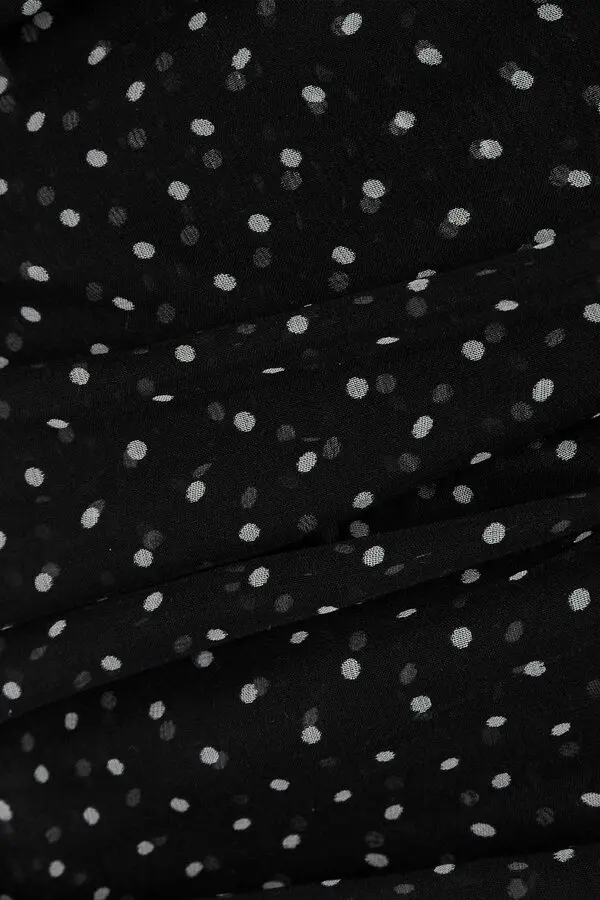 Dolce & Gabbana Polkadot Silk-chiffon Top