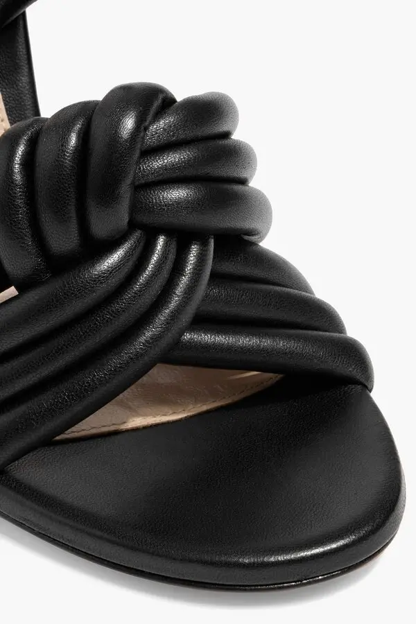 GIANVITO ROSSI Ottavia Twisted Leather Mules