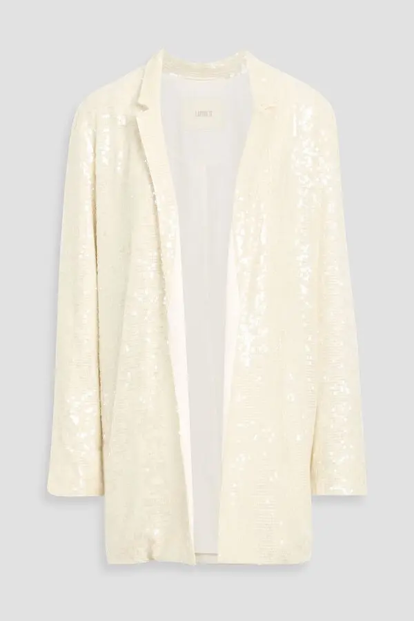 Lapointe Sequined Chiffon Blazer
