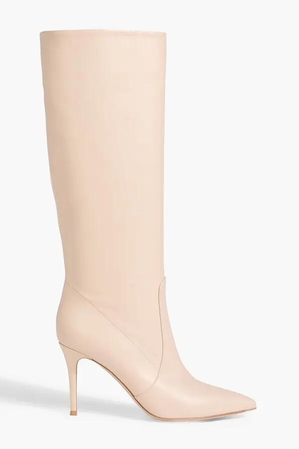 GIANVITO ROSSI Hansen Leather Knee Boots