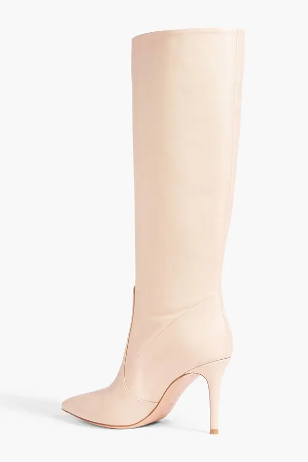 GIANVITO ROSSI Hansen Leather Knee Boots