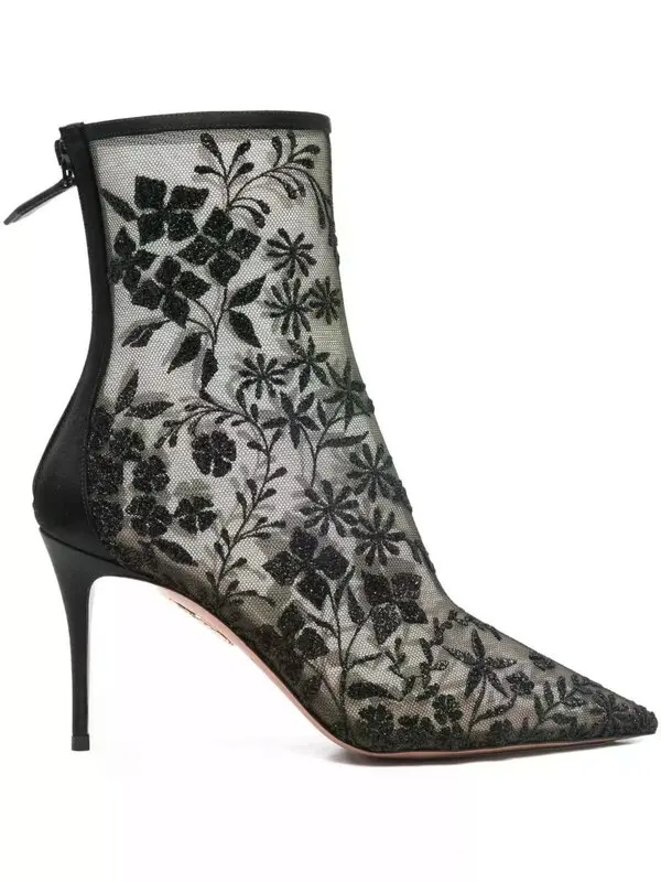 AQUAZZURA Mon Amour Ankle Boots