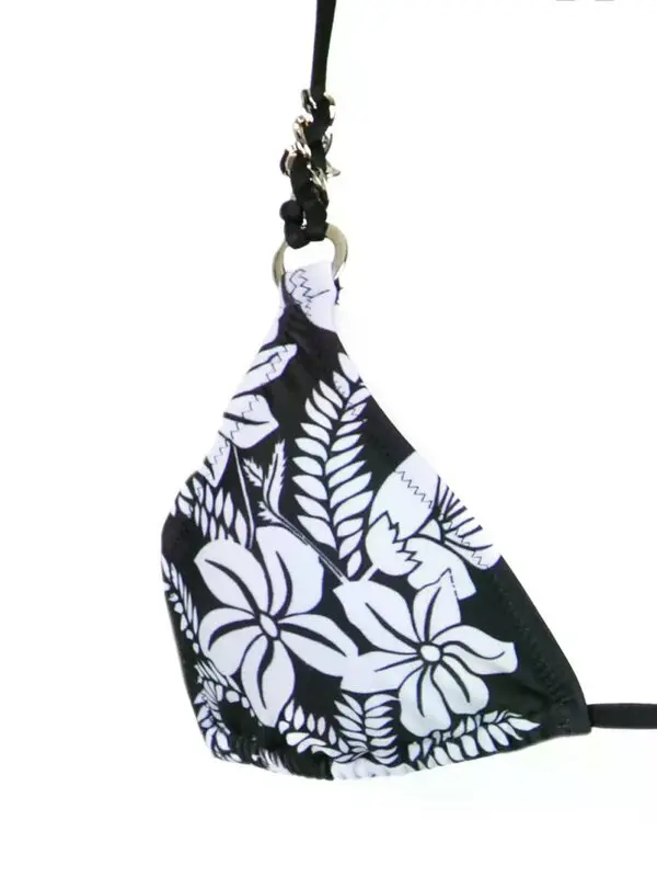 AMIR SLAMA Floral Print Bikini Set