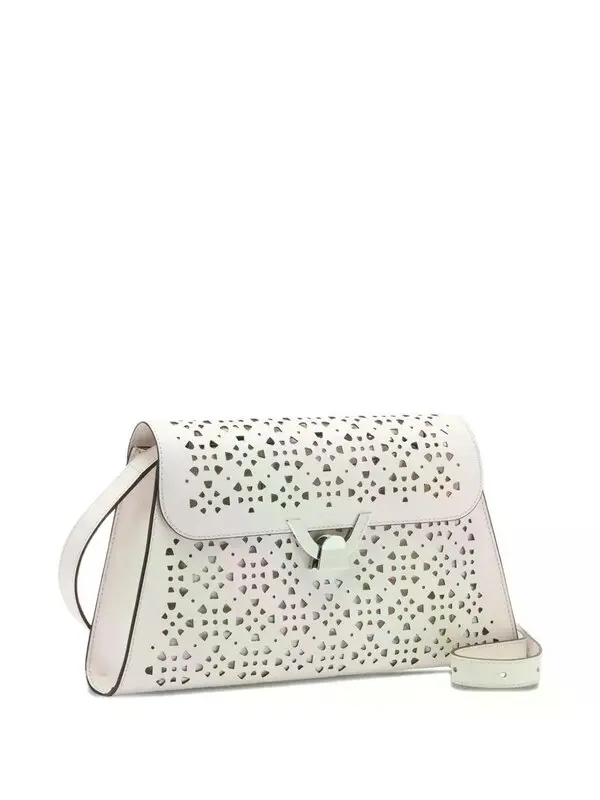 COCCINELLE Dew Laser-cut Shoulder Bag