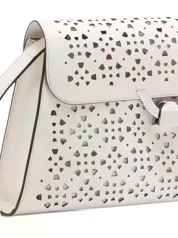 COCCINELLE Dew Laser-cut Shoulder Bag