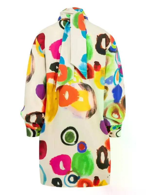Libertine Tunic Tie-neck - Neutrals
